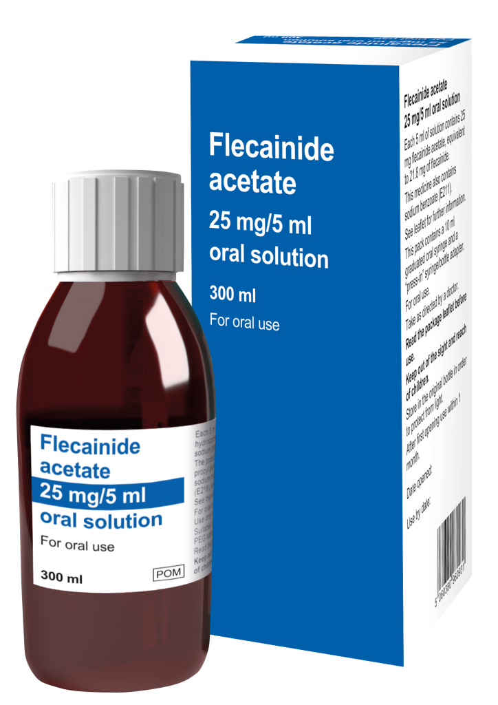 Flecainide Acetate 25mg/5ml Oral Solution (1 x 300ml) - Oxford Pharmacy ...
